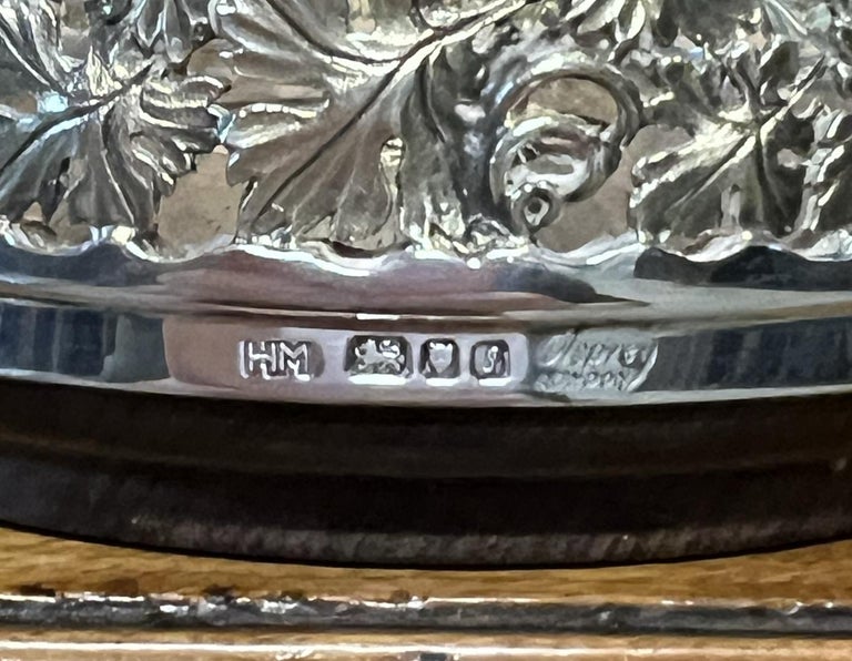 Queen Elizabeth II Sterling Silver Asprey Drinks Decanter Bar and ...