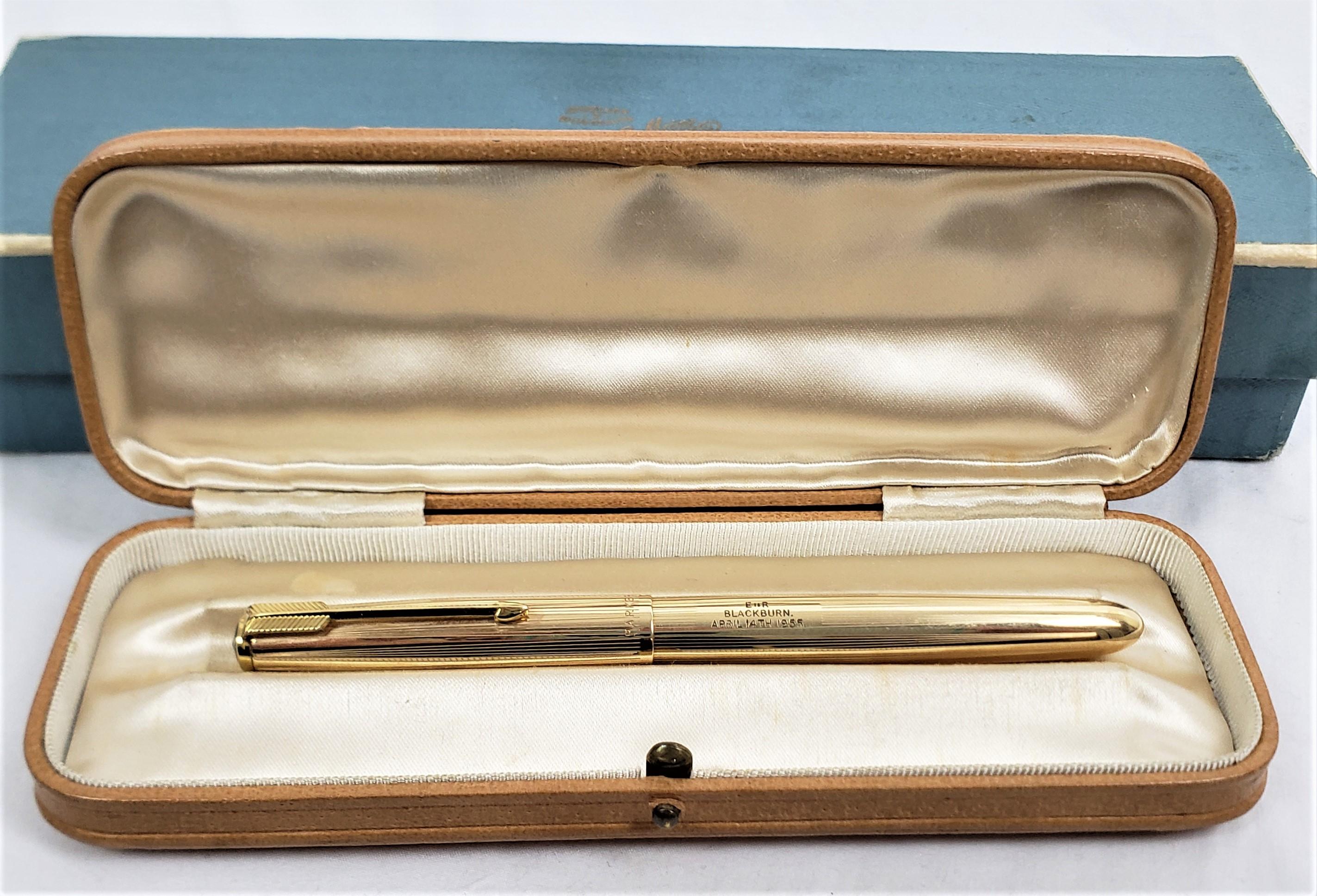 Queen Elizabeth II Used and Presented Parker Gold Filled Pen from ...