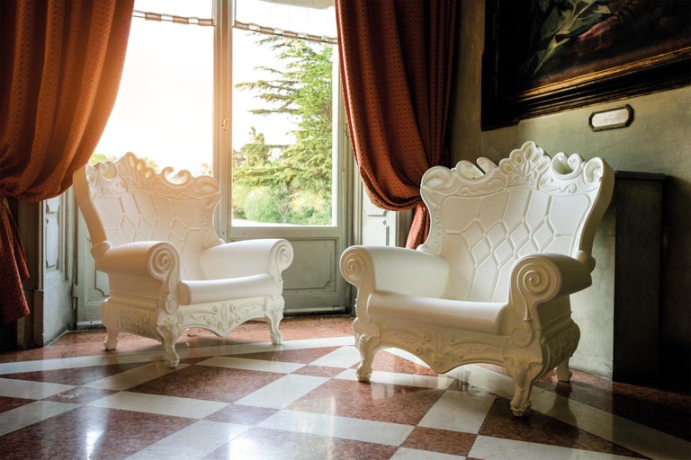 Queen of Love Armchair, Milky White For Sale at 1stDibs | queen of love ...