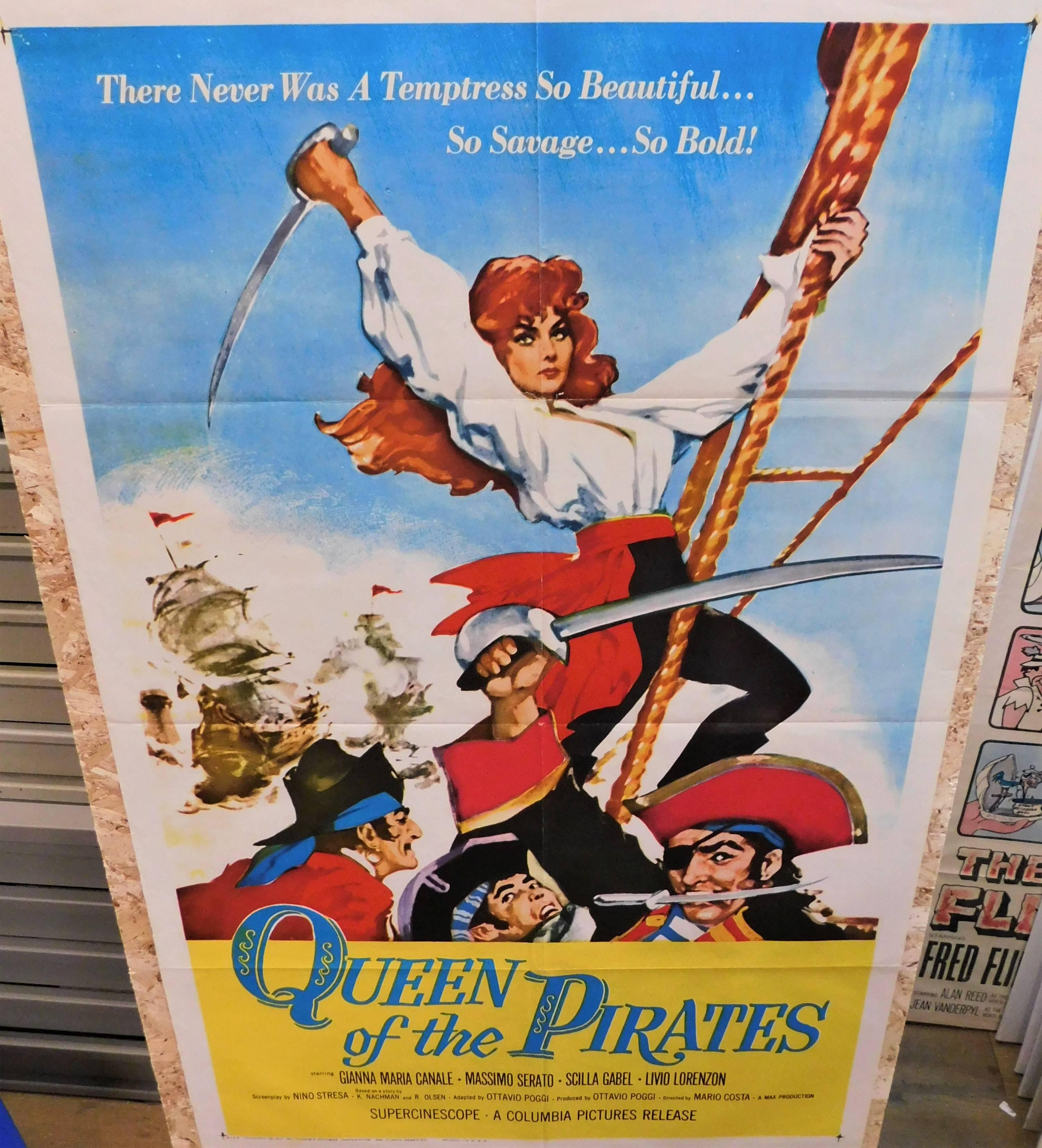 "Queen of the Pirates" 1961 Original Movie Poster For Sale at 1stDibs ...