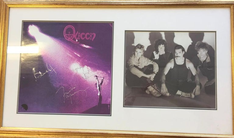 Queen Signed Self-Titled Album at 1stDibs