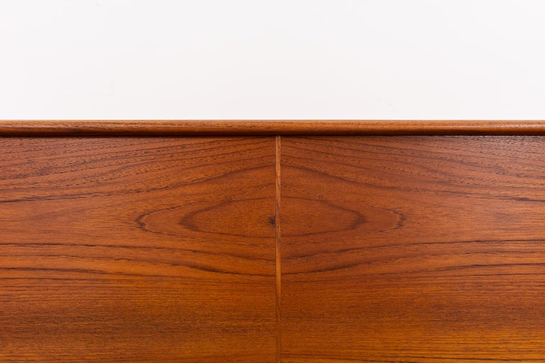 Queen Size Mid-Century Teak Headboard at 1stDibs