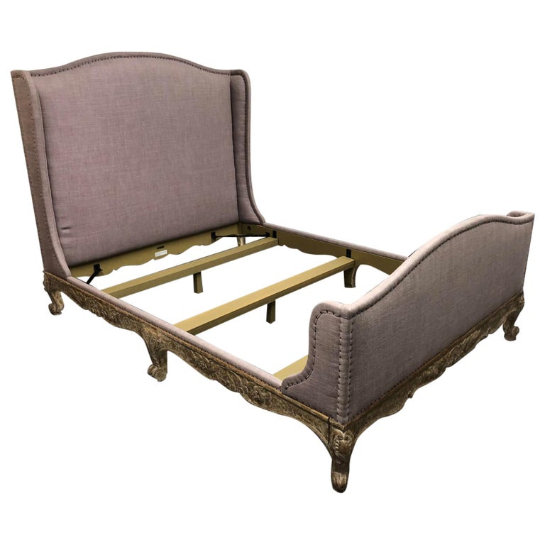 Queen-Size Ralph Lauren Ile Saint Louis Lilac Bed Frame at 1stDibs