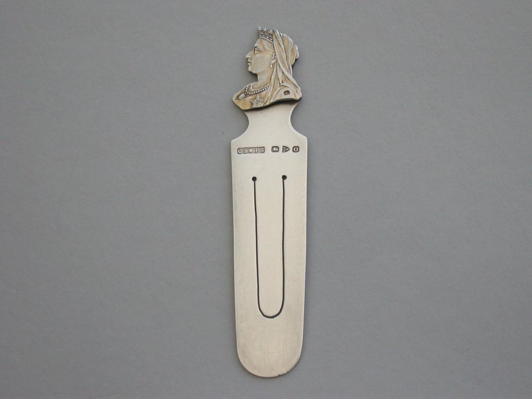 Queen Victoria Diamond Jubilee Commemorative Silver Bookmark, Chester ...