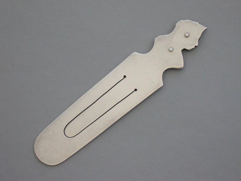 Queen Victoria Diamond Jubilee Commemorative Silver Bookmark, Chester ...