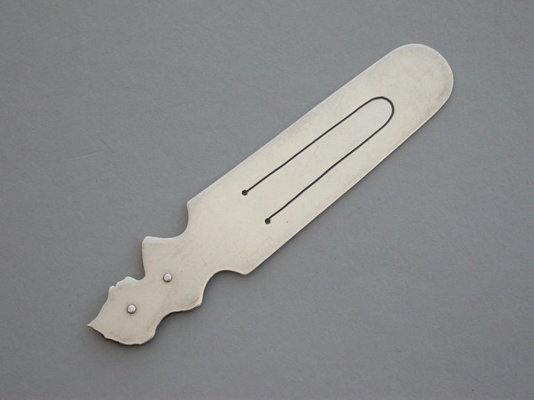 Queen Victoria Diamond Jubilee Commemorative Silver Bookmark, Chester ...