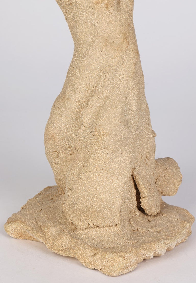 Quentin Bell Attributed Stoneware Girl Playing Cymbals For Sale at 1stDibs