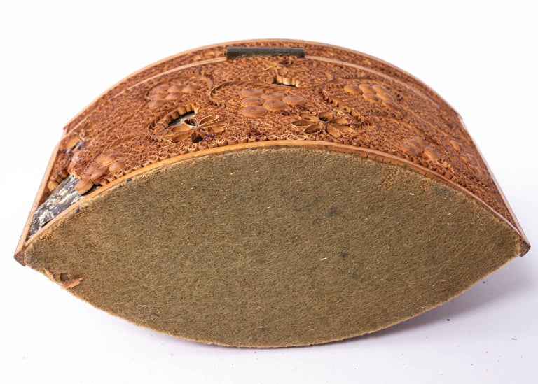 Quillwork Tea Caddy at 1stDibs