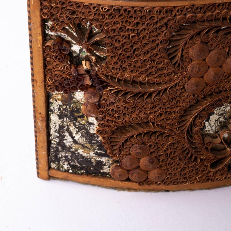 Quillwork Tea Caddy at 1stDibs