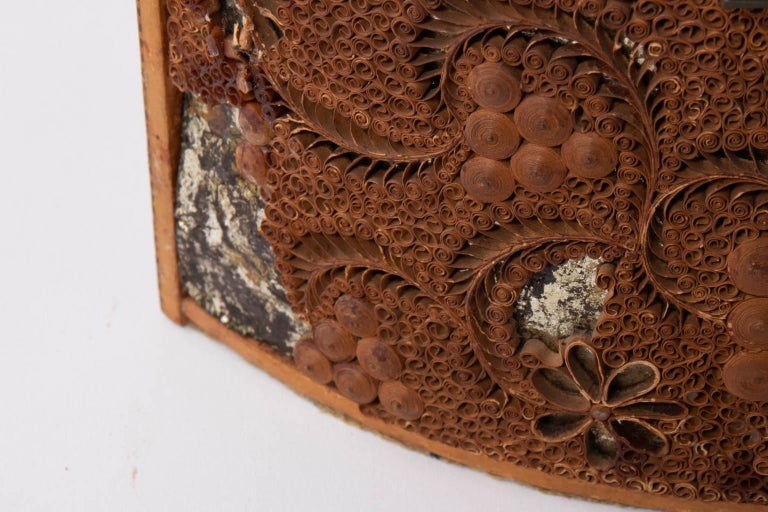 Quillwork Tea Caddy at 1stDibs