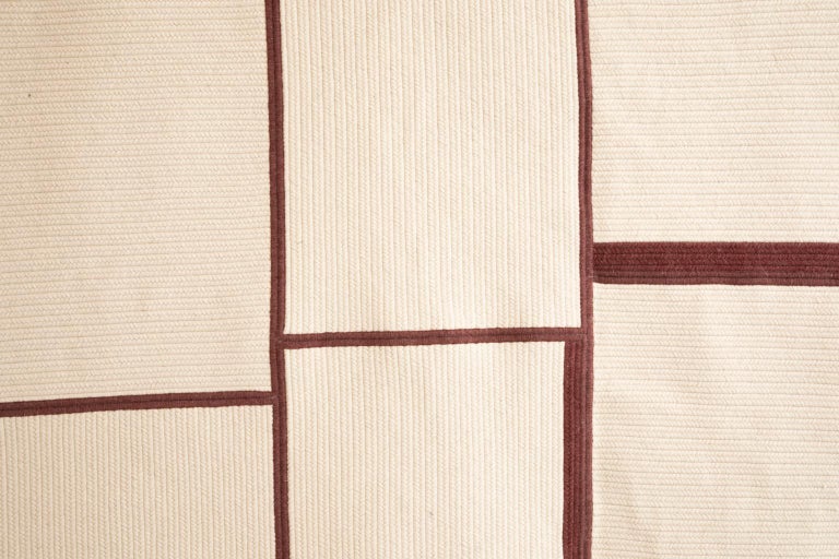 Quilt Braided Wool Contemporary Abstract Minimalist Sculptural Rug For ...