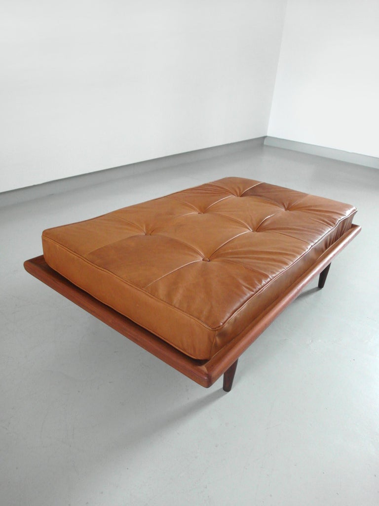 Quilted Leather Daybed/Ottoman by Peter Hvidt for France and Son ...