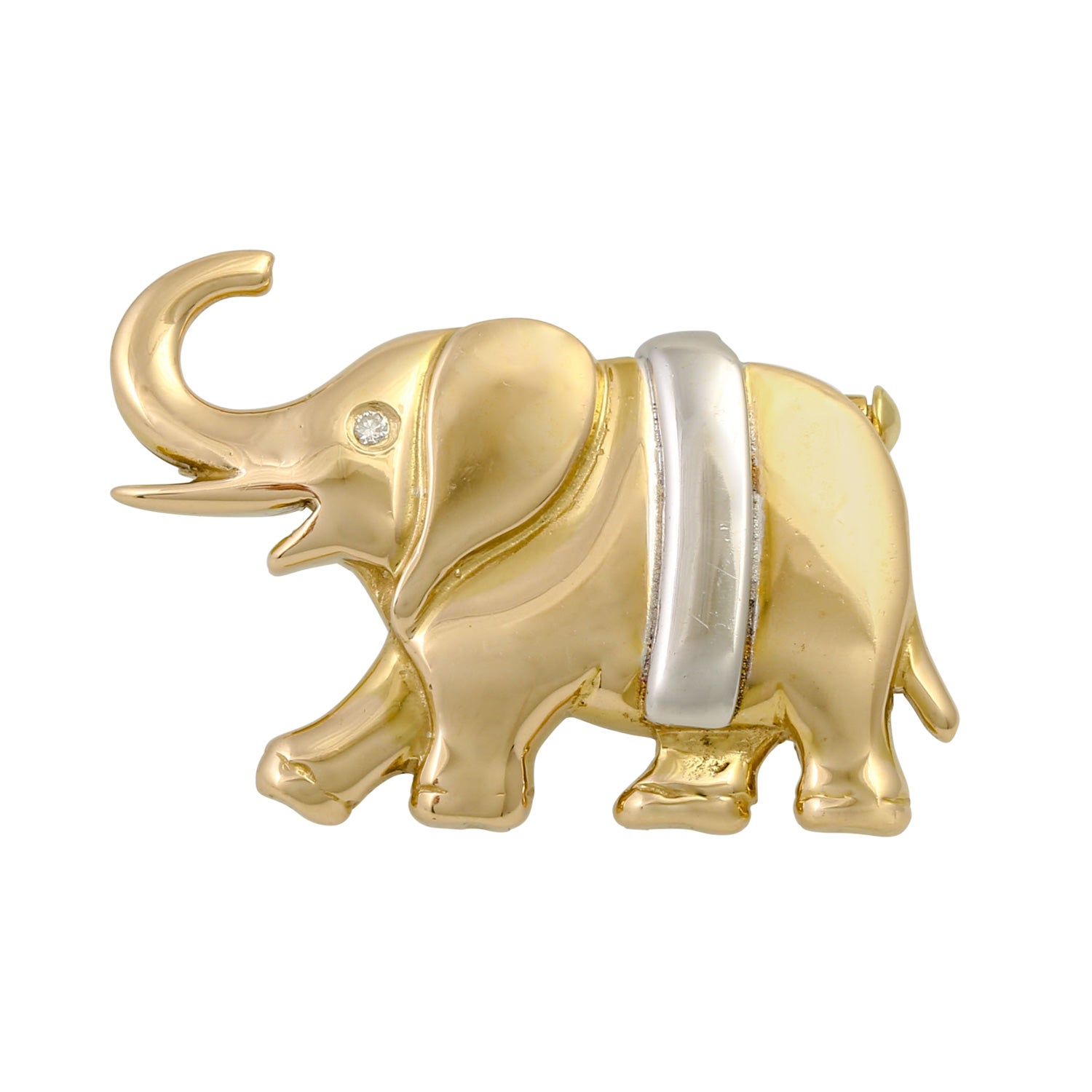 Large Elephant Brooch at 1stDibs