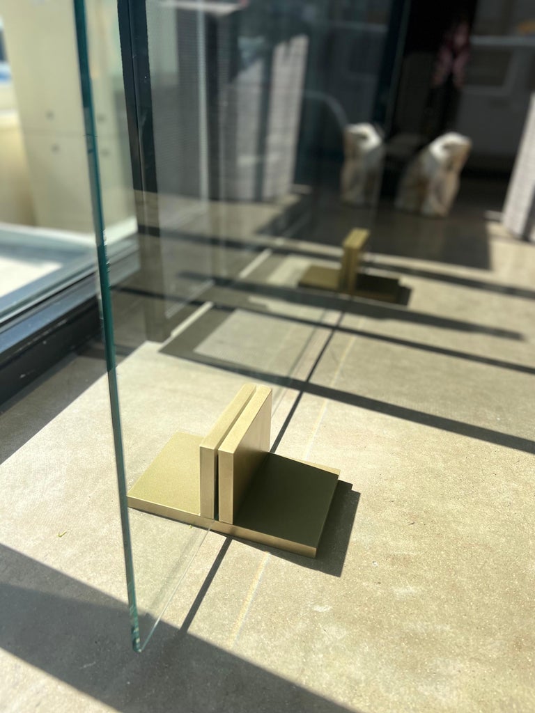 Quinn Fireplace Screen with Iron Feet Painted in an Aged Gold Finish ...