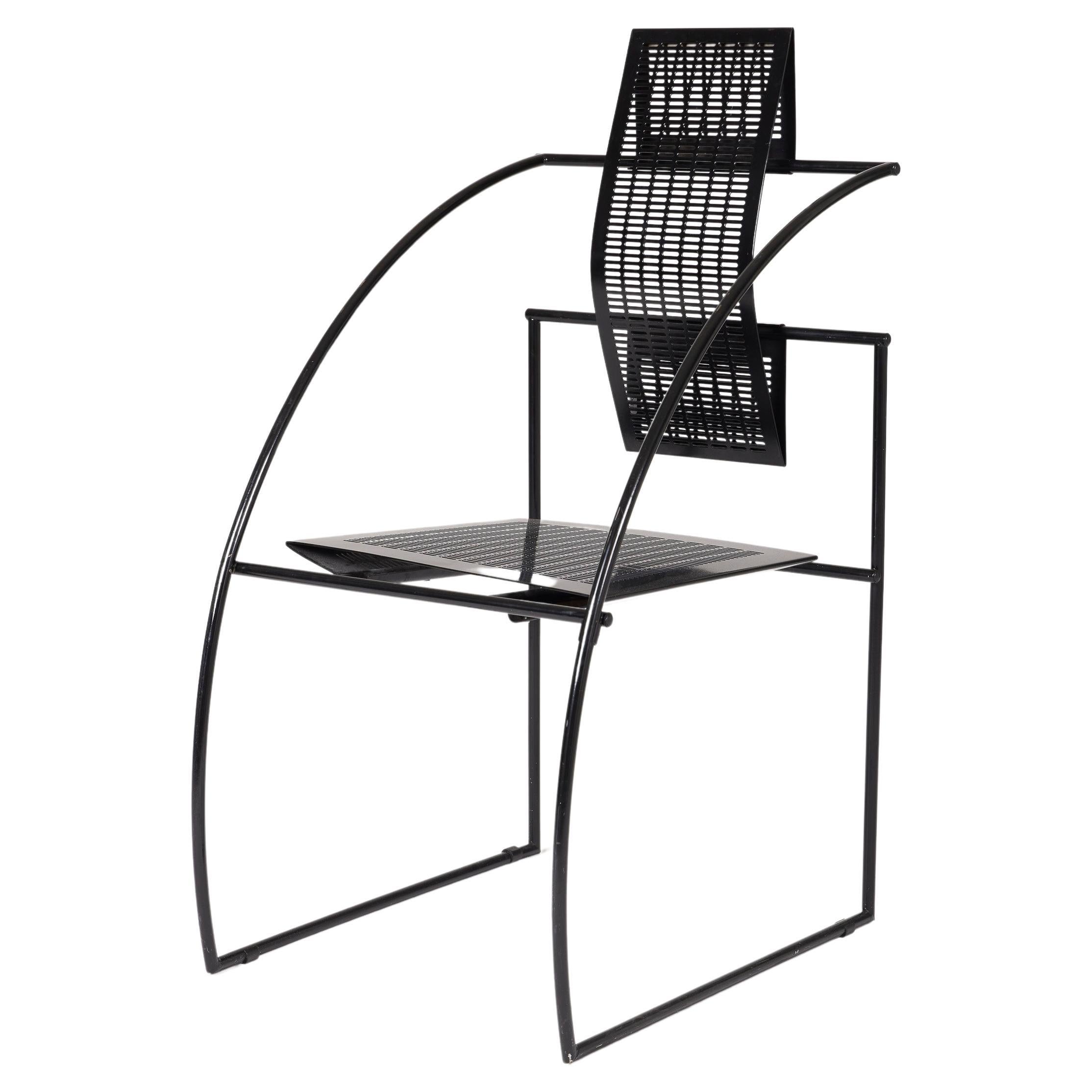 Mario Botta Set of 4 Chairs, Made in Italy, 1990s Metal at 1stDibs ...