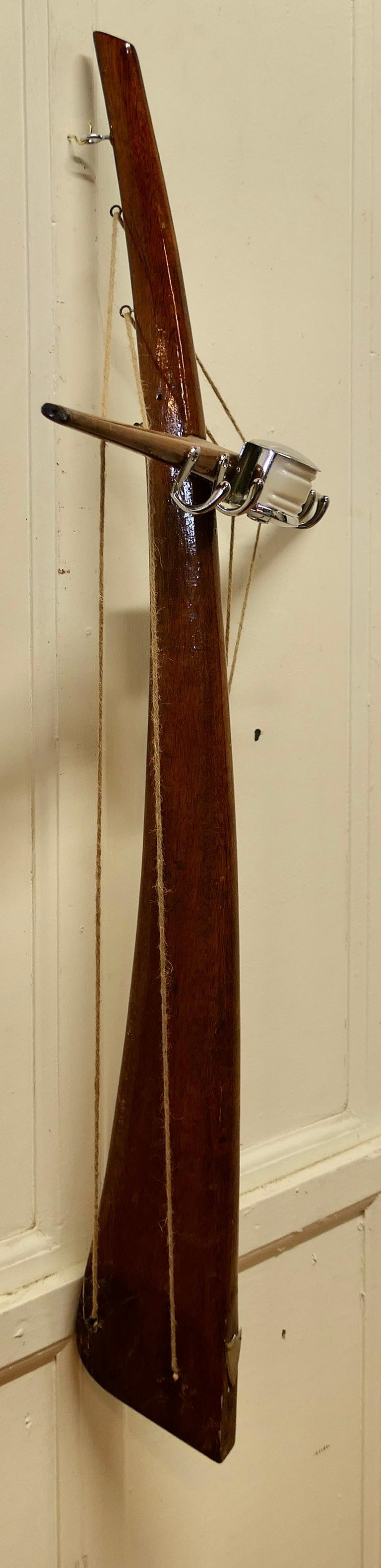 Quirky Wall Hanging Hat and Coat Rack on a Nautical Theme For Sale at ...