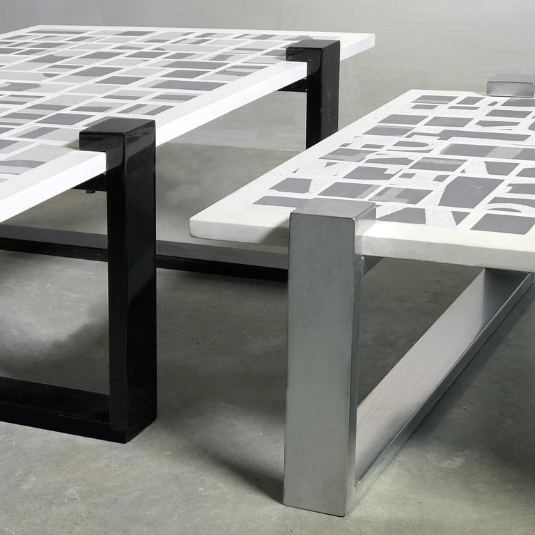 Qwerty Black Coffee Table For Sale at 1stDibs