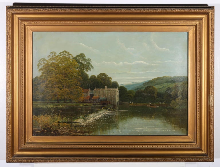 R. Allan - R. Allan - Early 20th Century Oil, Punting In Summer For ...