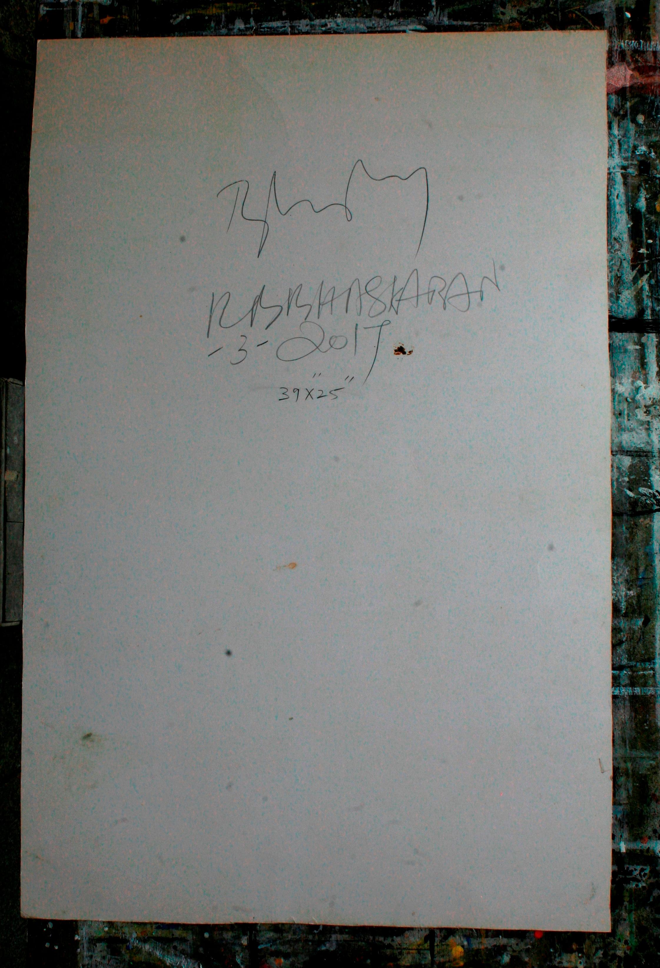 R B Bhaskaran - Modern Indian Art Madras Nude Portrait Study Women Cat India Bhaskaran at ...