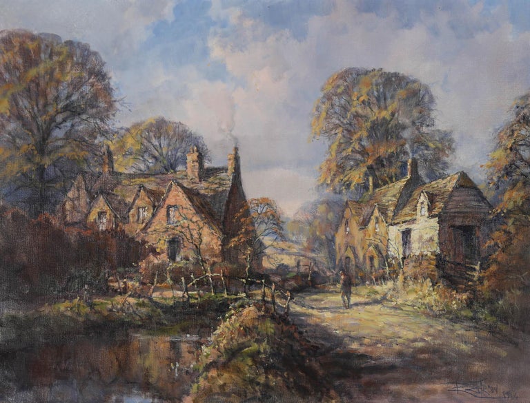 R. G. Trow - R. G. Trow - 20th Century Oil, Brook Cottage For Sale at ...