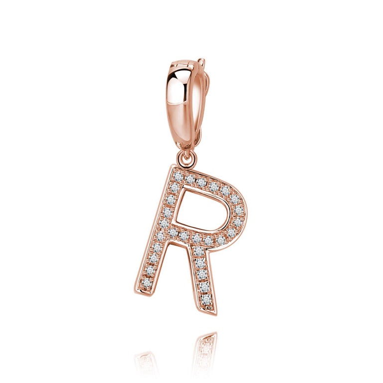 R Initial Pendant/Charm For Sale at 1stDibs