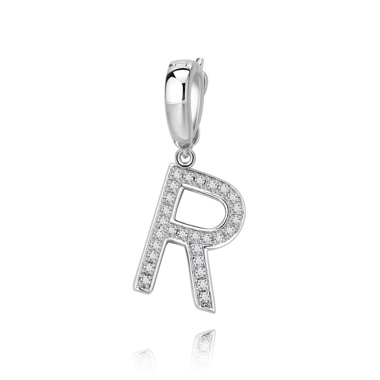 R Initial Pendant/Charm For Sale at 1stDibs