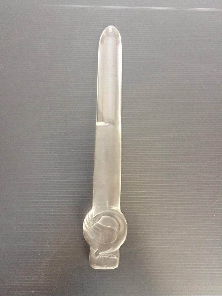 R. Lalique Desk Set Josephine Model For Sale at 1stDibs