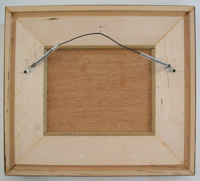 R. M. Schell, "Softly Falls the Evening", Acrylic Painting, Canada, C ...