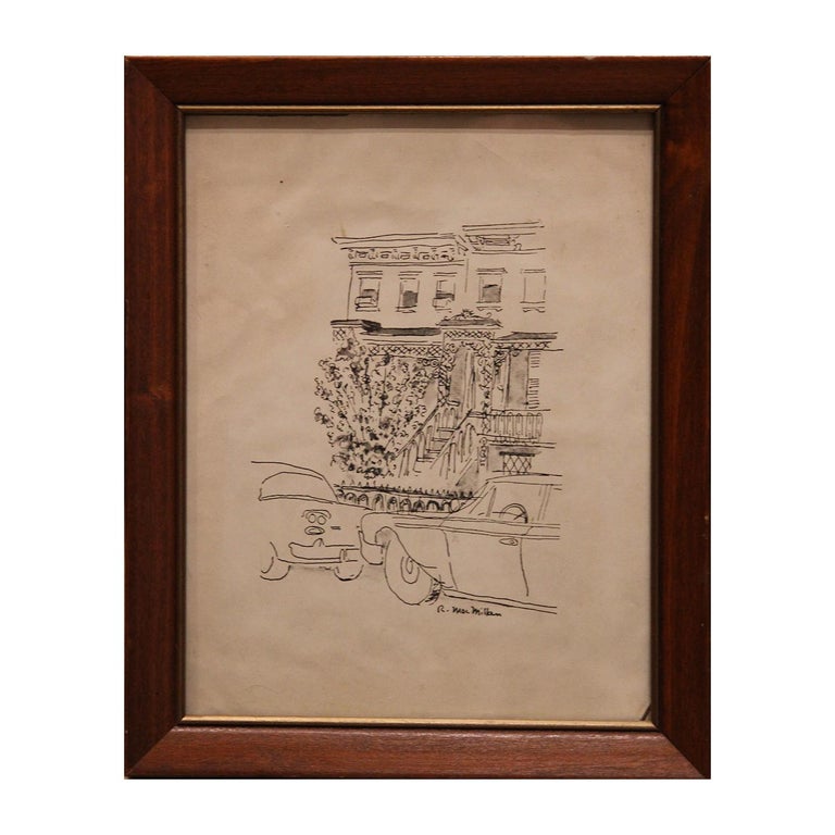 R. MacMillan - R. Mac Millan - City with Cars For Sale at 1stDibs