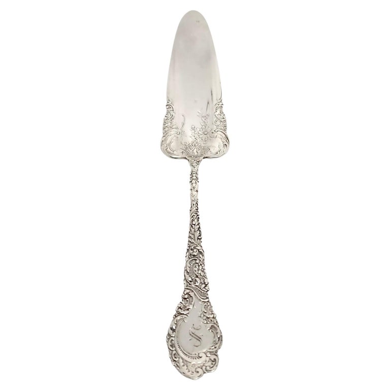 R Wallace and Sons Sterling Silver Louvre Jelly/Cake Server with ...