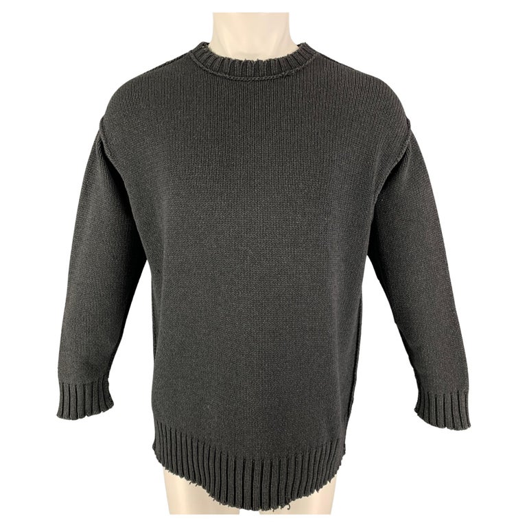 R13 Size XS Charcoal Oversized Acrylic Wool Oversized Sweater For Sale ...