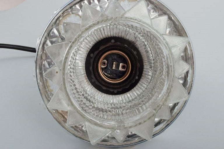 RAAK, the Netherlands, Designer Lamp in Chrome, Plastic and Clear Glass ...