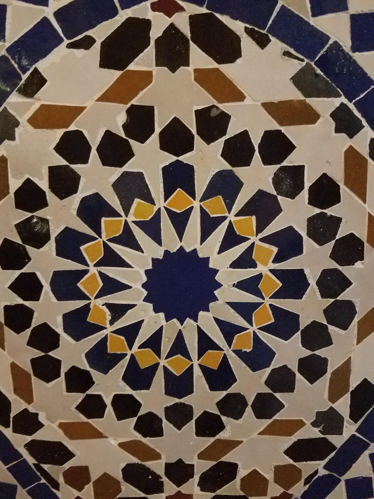 Rabat Moroccan Mosaic Fountain, All Mosaics For Sale at 1stDibs