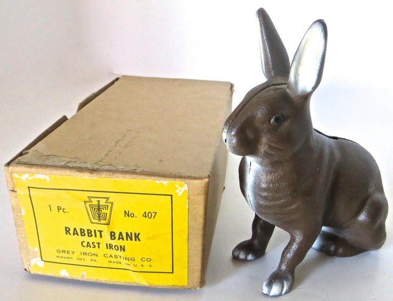 "Rabbit" Still Bank, American, circa 1970 at 1stDibs