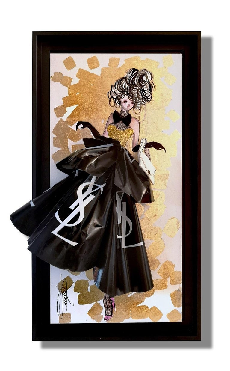RACHEL BERGERET - YSL Yves Saint Laurent HOMMAGE - 3D Sculpture and ...