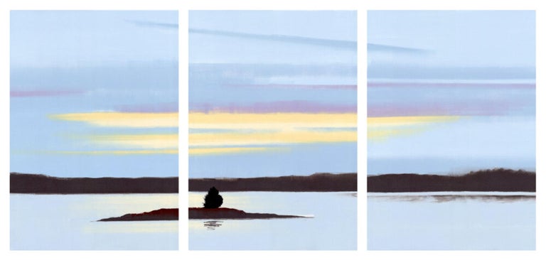 Rachel Burgess - Barely There, landscape triptych at 1stDibs