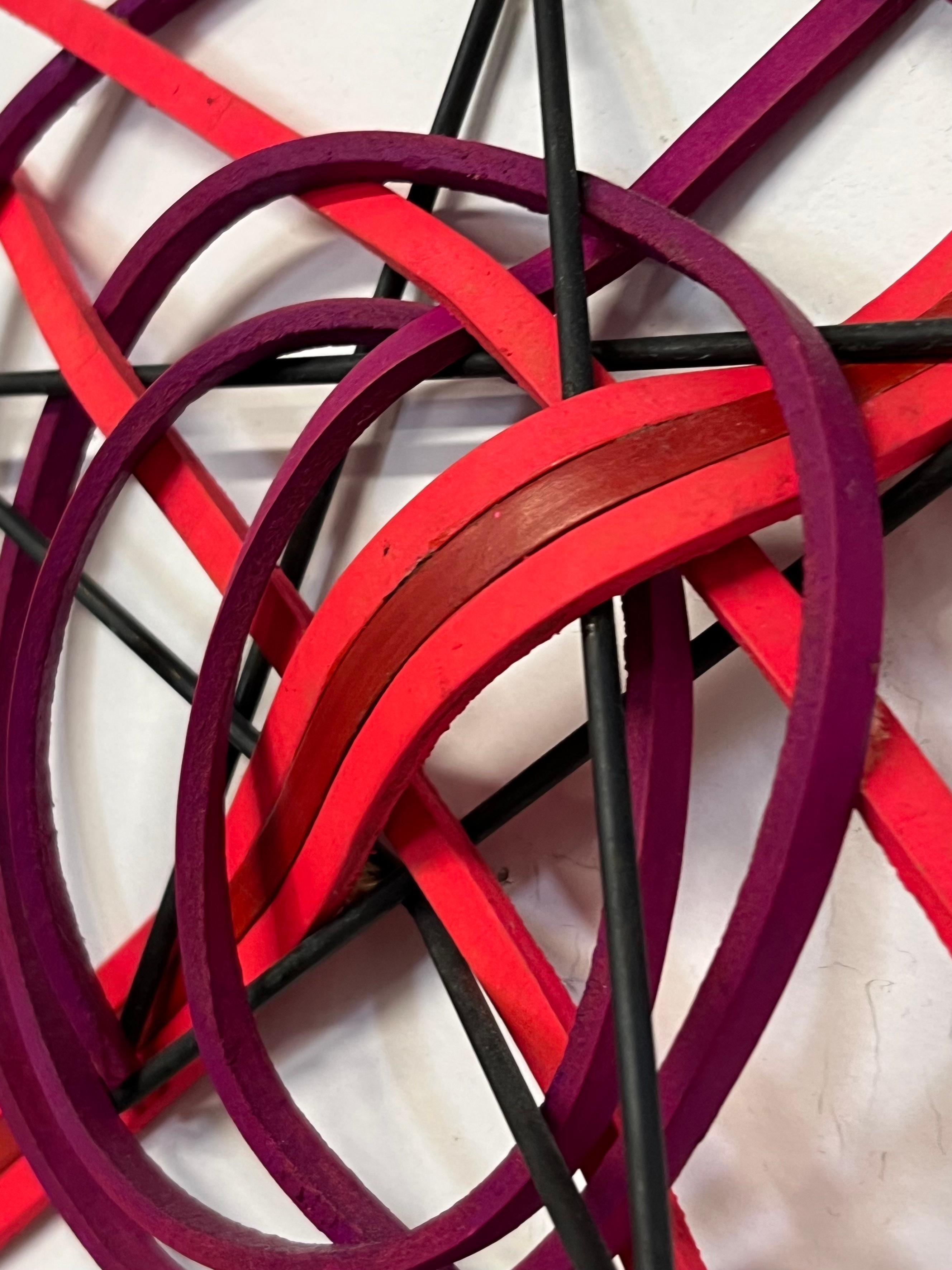 Rachel Kaster - Sculpture, X Marks the Spot, Brass, hand painted ...