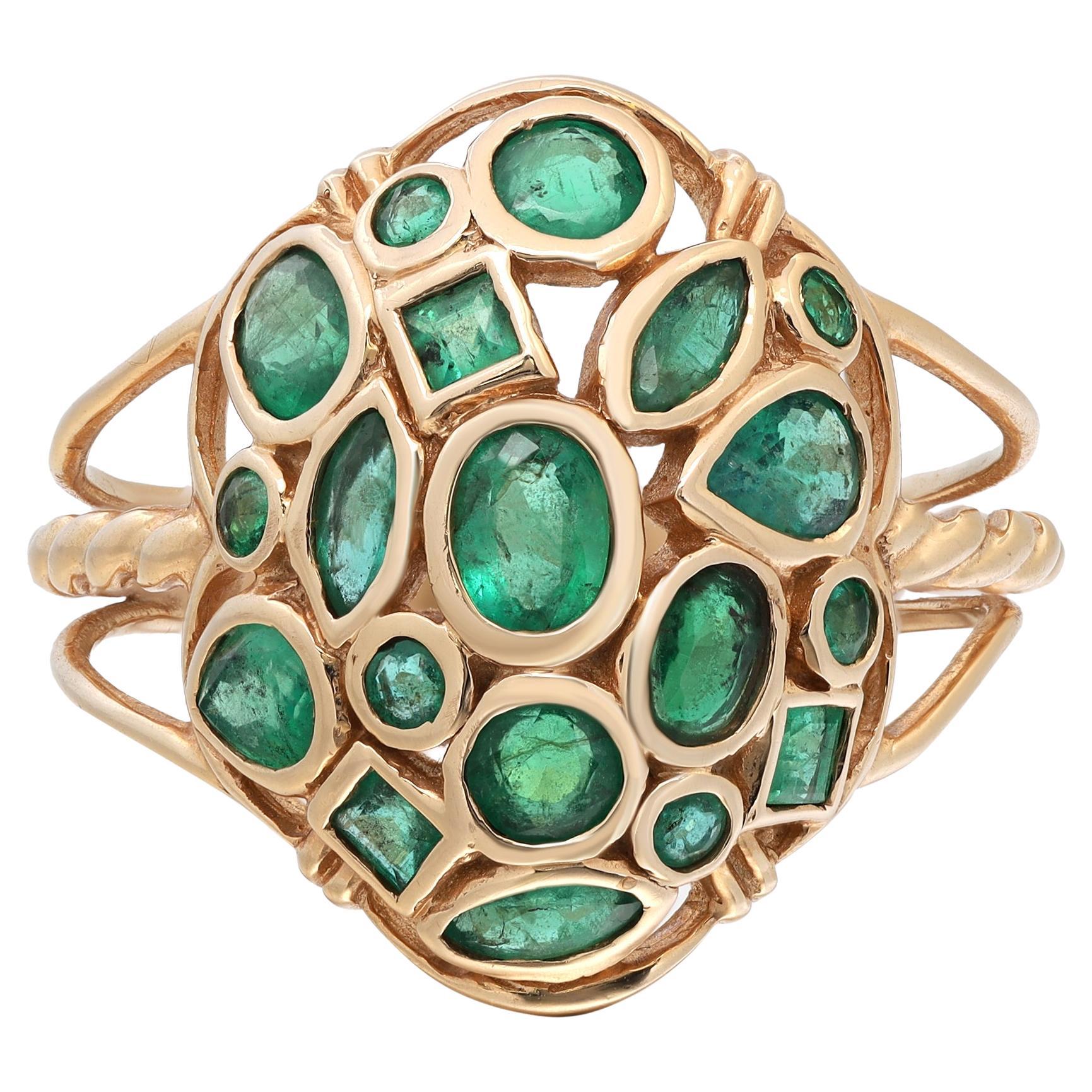 Rachel Koen Amethyst Diamond Cocktail Ring 14K White Gold 2.00cttw For ...