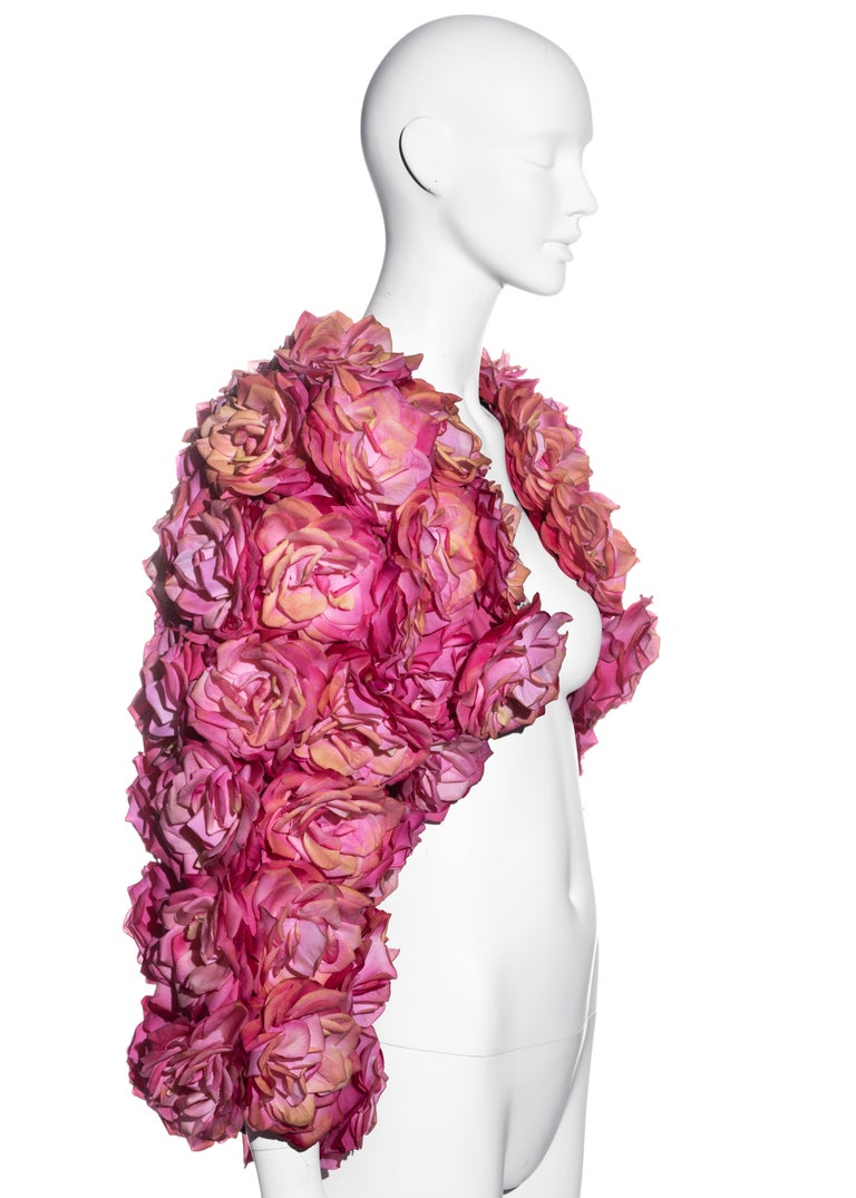 Rachel London pink rose bolero jacket, c. 1988 For Sale at 1stDibs ...