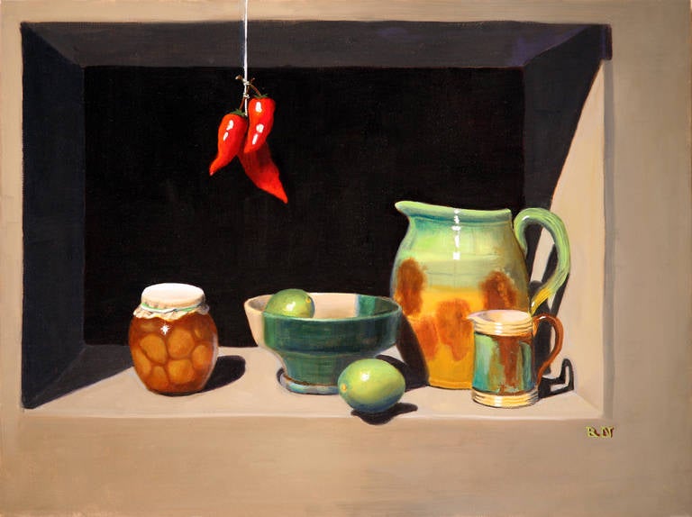 Rachel Newman - Portrait of the Artist with Cellphone at 1stDibs ...