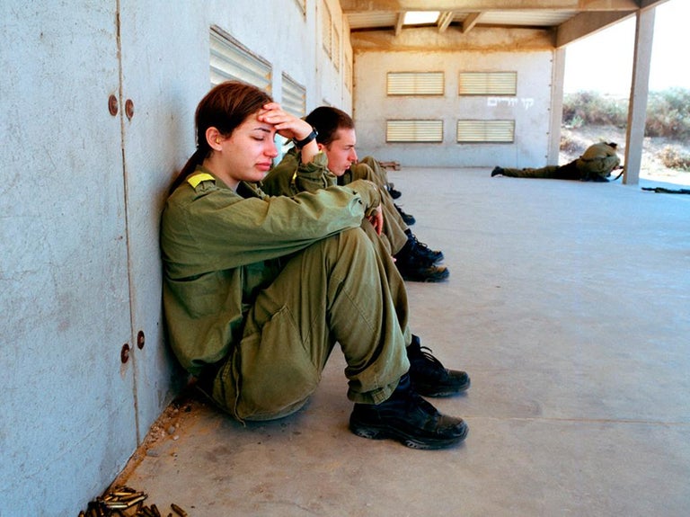 Rachel Papo - Before the first shooting practice For Sale at 1stDibs