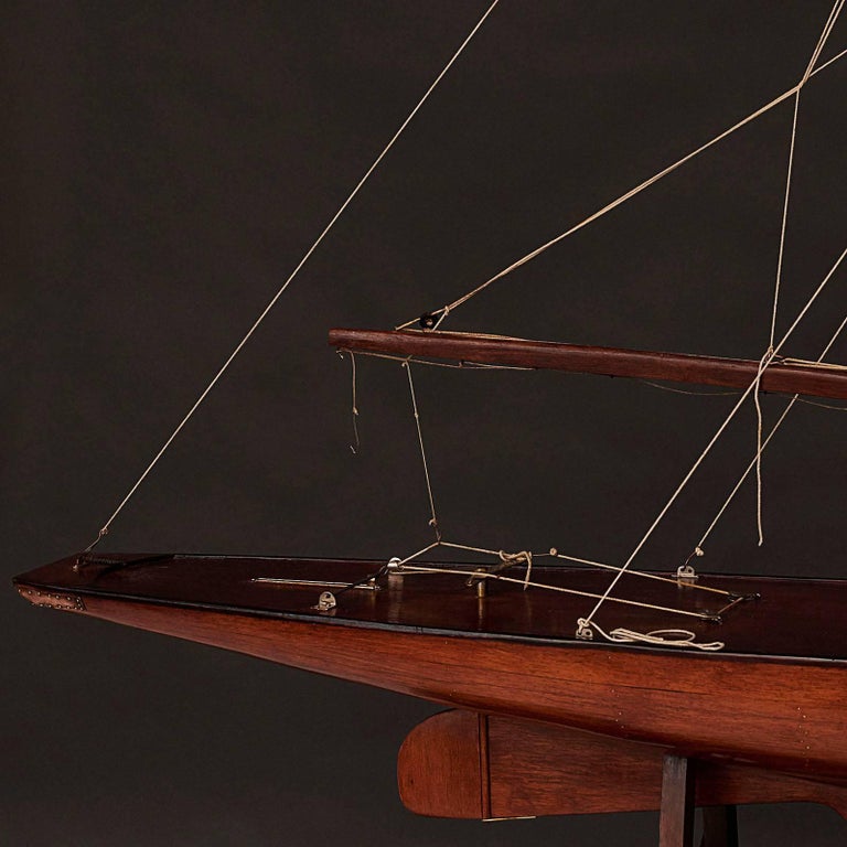 Racing Yacht Model Ship at 1stDibs
