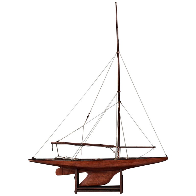 Racing Yacht Model Ship at 1stDibs