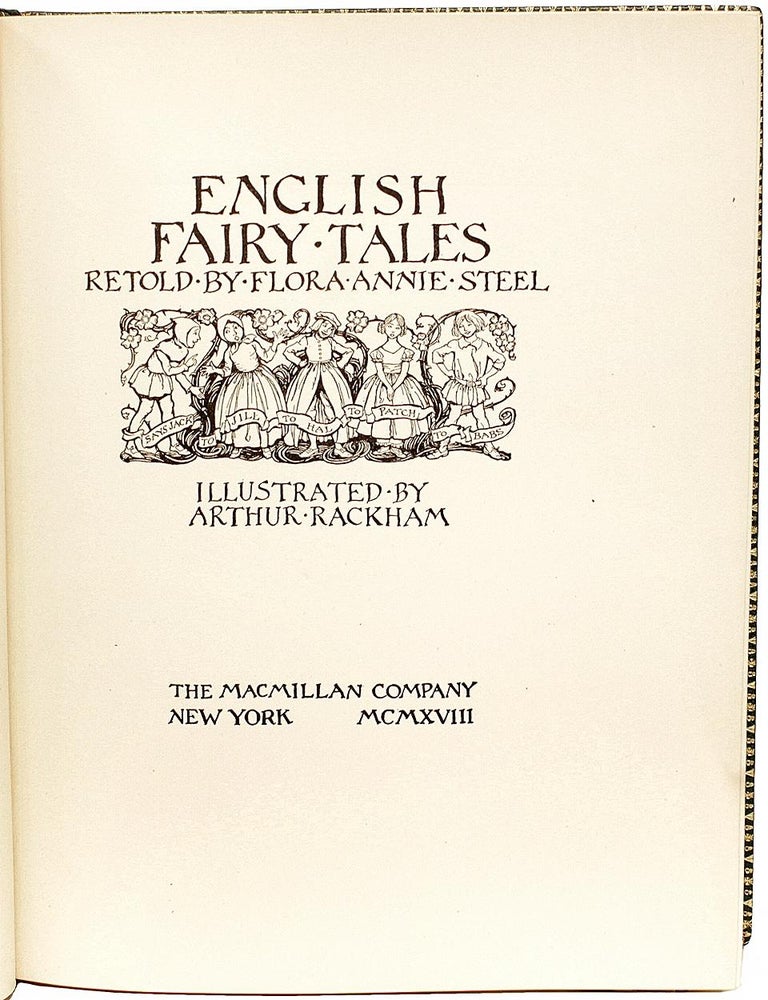 'Rackham' English Fairy Tales. Retold by Flora Annie Steel, 1918 ...