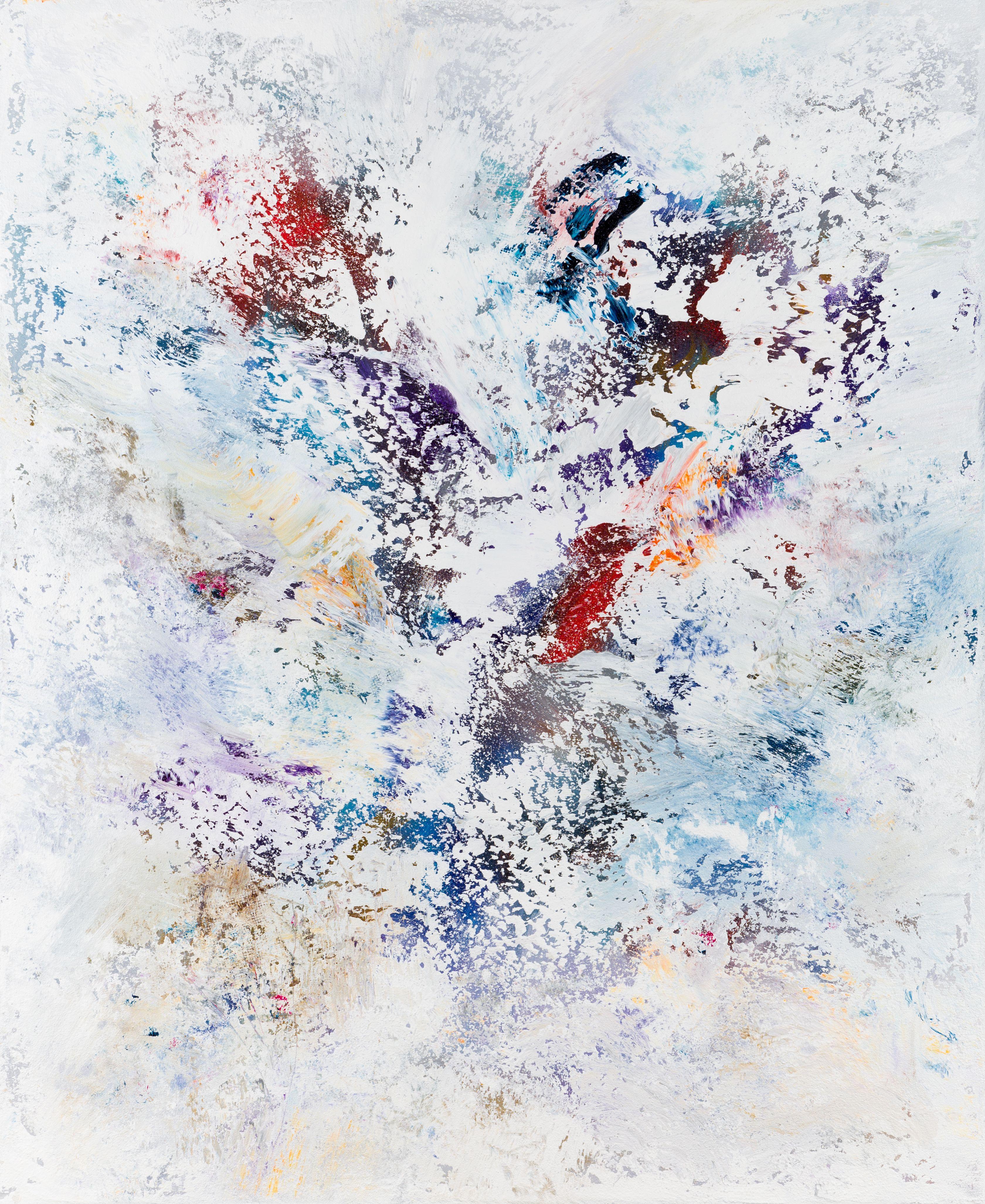 Radek Smach - Beige abstract painting GP952, Painting, Acrylic on ...