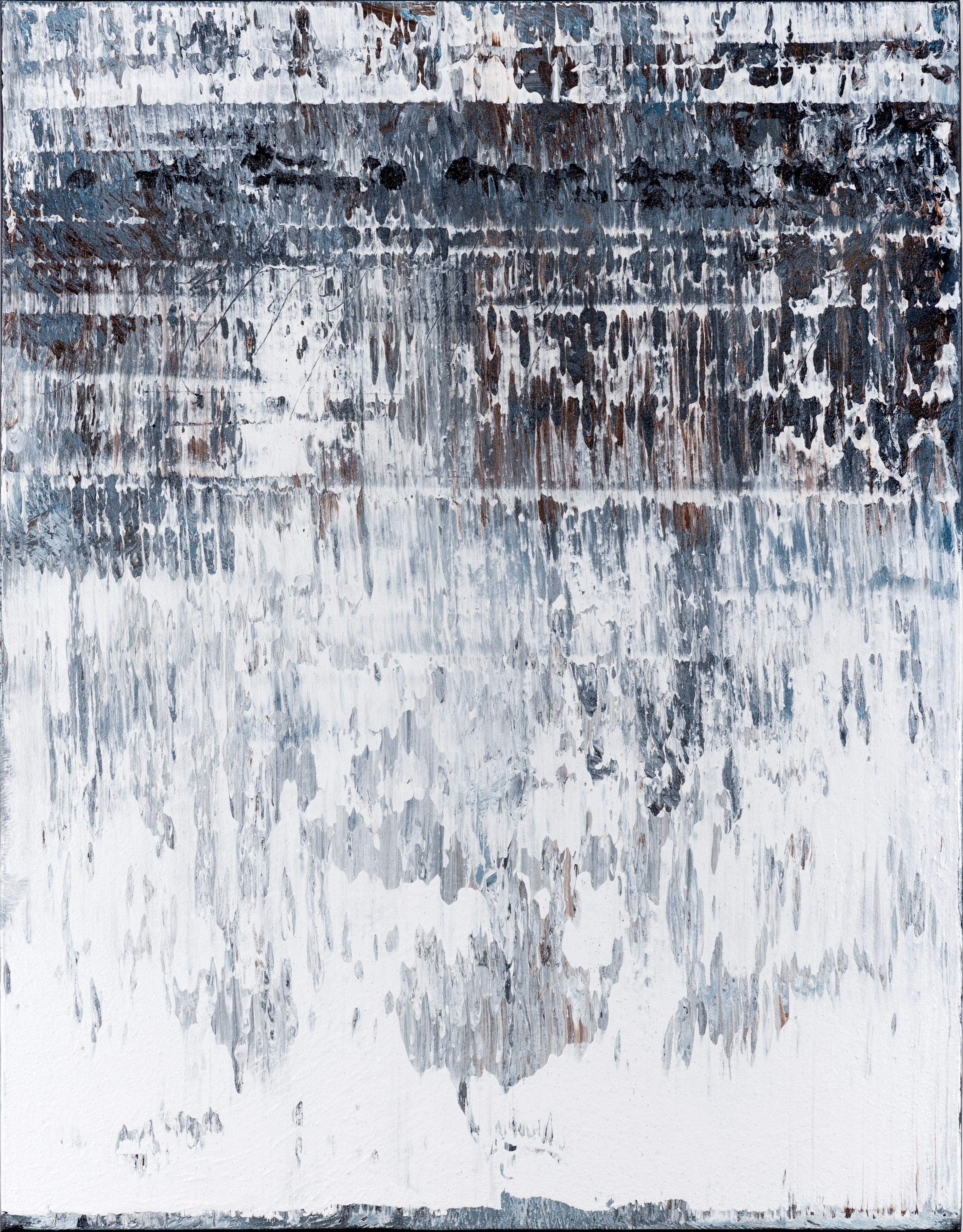 Radek Smach - Beige abstract painting TV276, Painting, Acrylic on ...