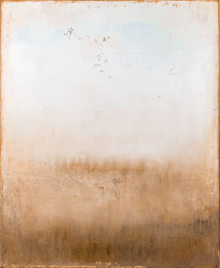 Radek Smach - Beige abstract painting SK431, Painting, Acrylic on ...