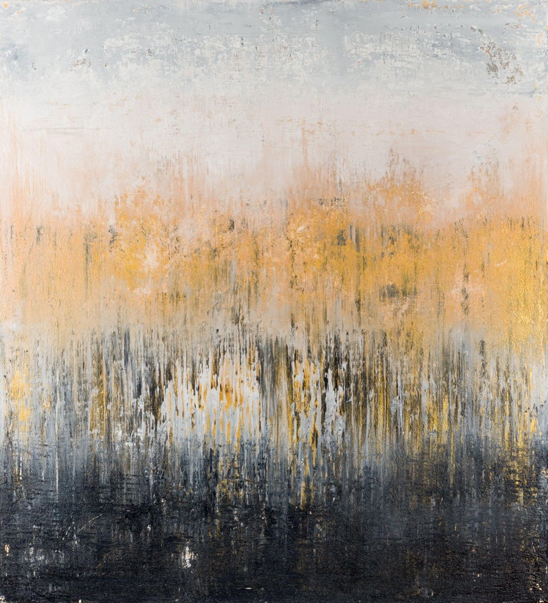 Radek Smach - Golden absract painting GB336, Painting, Acrylic on ...