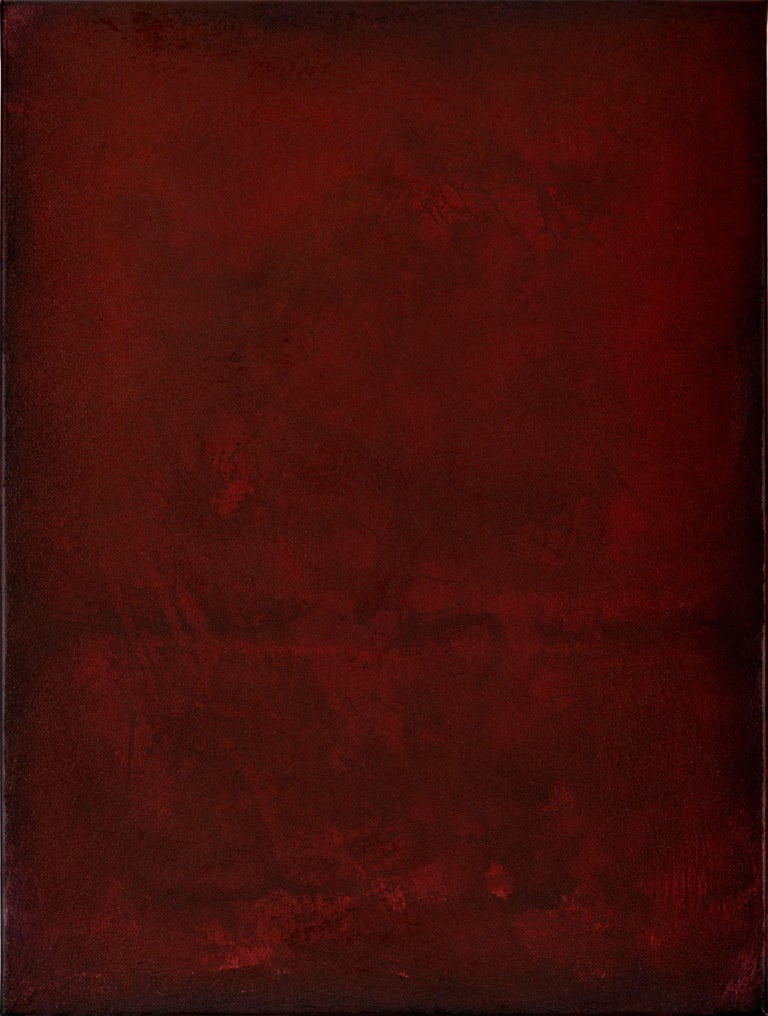 Radek Smach - Red abstract painting RO336, Painting, Acrylic on Canvas ...