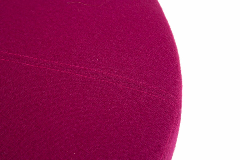 Radius Storage Ottoman Pink Round For Sale at 1stDibs